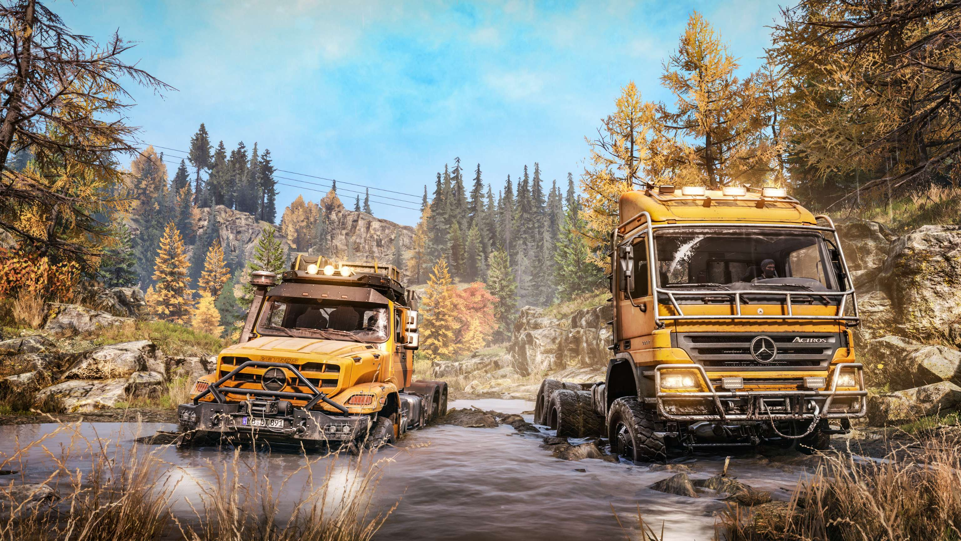 New Trucks in SnowRunner: Saber Reveals Models from the Mercedes Pack